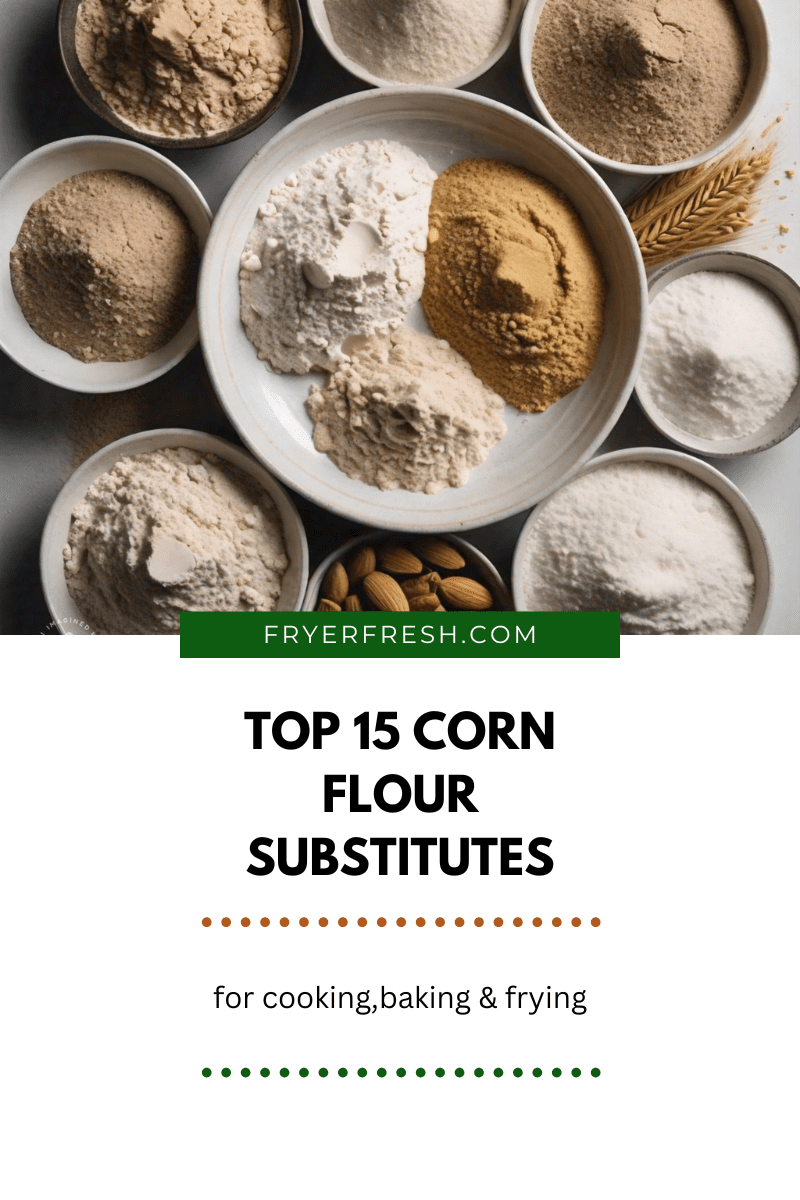 15 Corn Flour Substitutes For All Cooking Methods - fryerfresh